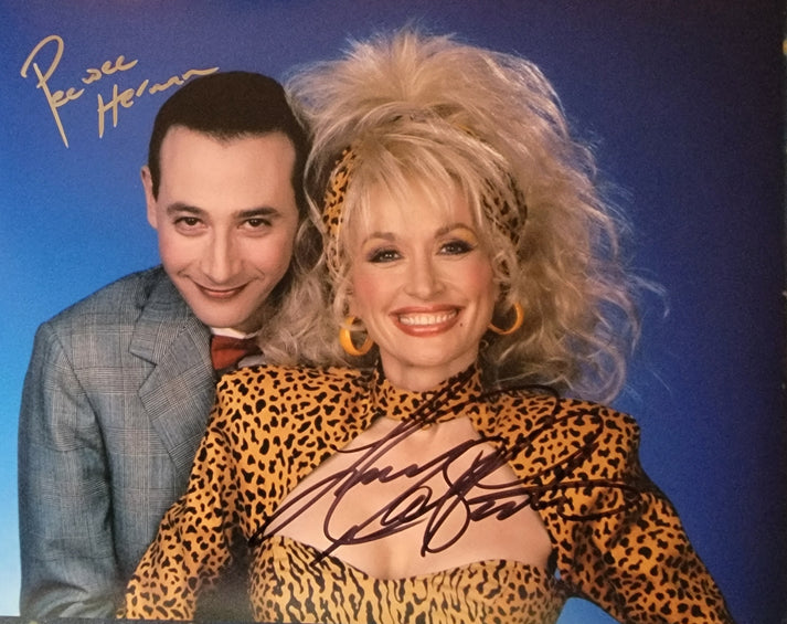 Pee Wee Herman & Dolly Parton – NW Autographs Direct
