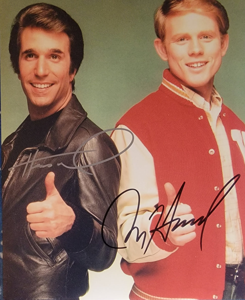 Henry Winkler & Ron Howard – NW Autographs Direct